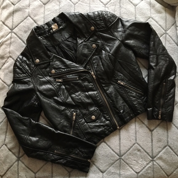 Divided | Jackets & Coats | Divided By Hm Faux Leather Jacket | Poshmark